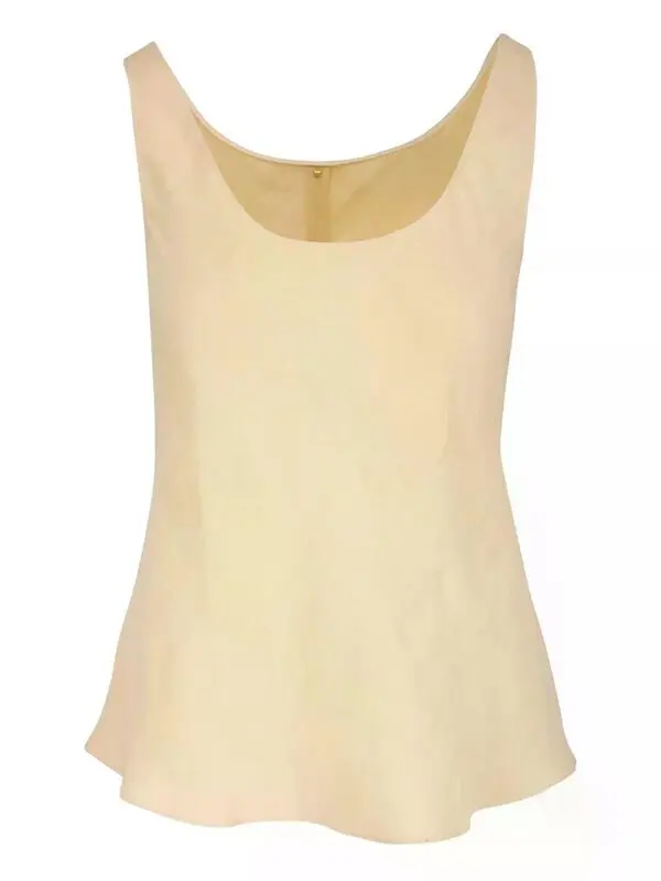 PETER COHEN Sleeveless Scoop-neck Top