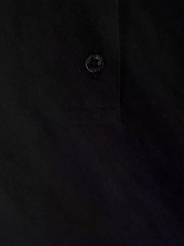 Saint Laurent Cassandre Polo Top - Black