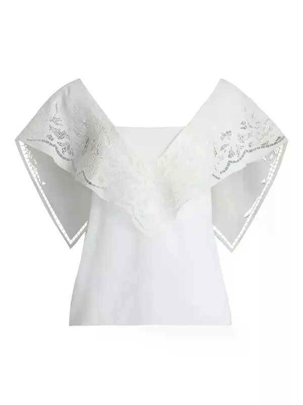 Ralph Lauren Lace-detail Top