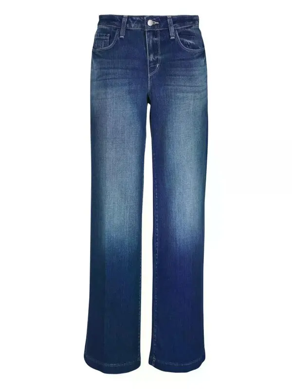 L'Agence Washed Effect Jeans