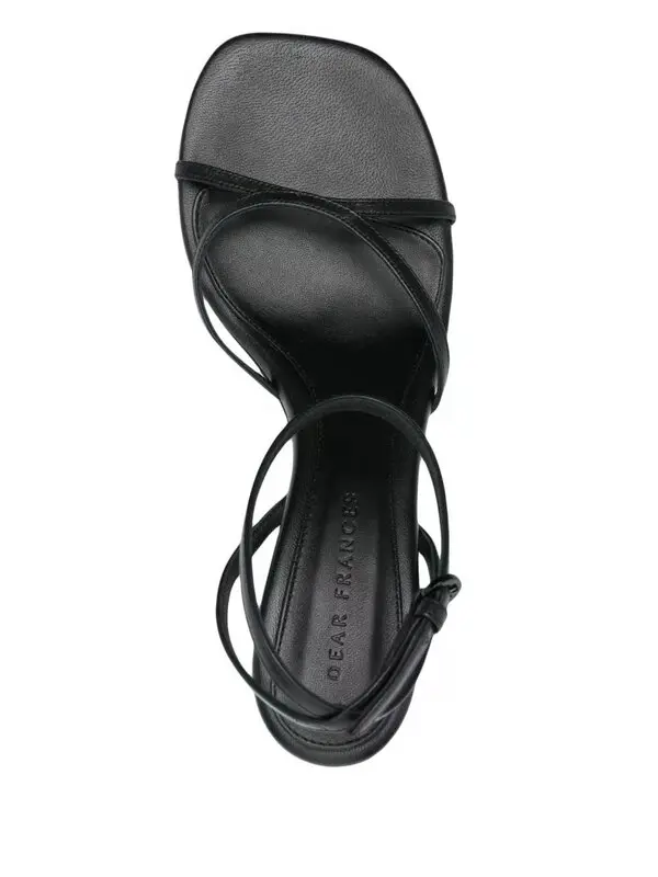 Dear Frances Criss Leather Heeled Sandals