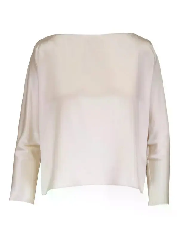 PETER COHEN Satin Boxy Top