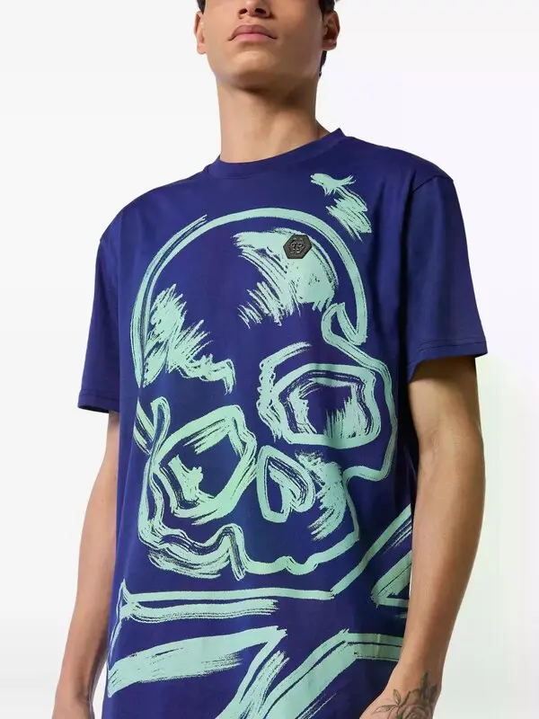 Philipp Plein Skull T-shirt - Blue