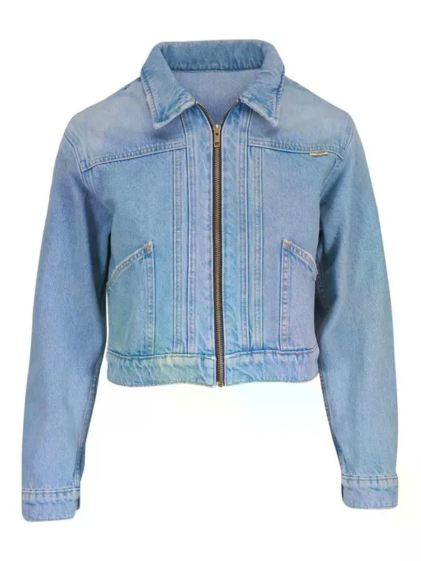MOTHER Zip-up Denim Jacket