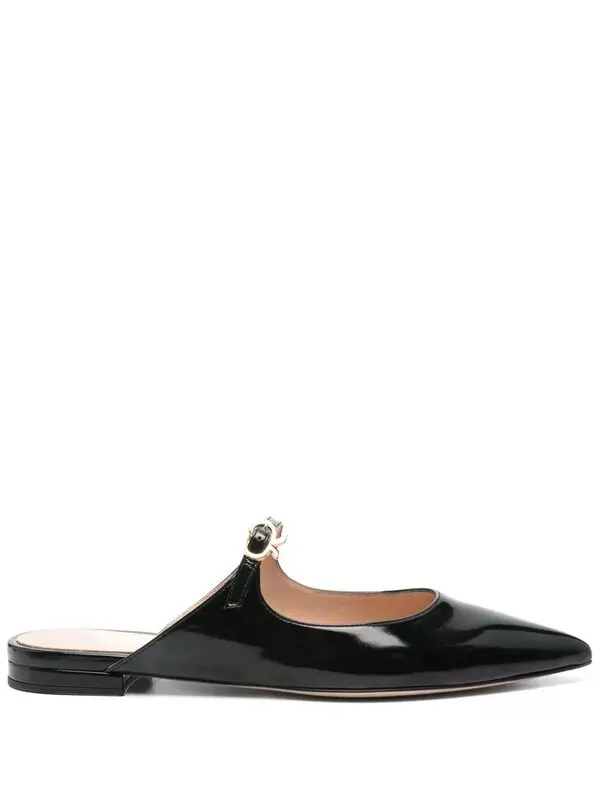 GIANVITO ROSSI Patent-leather Mules