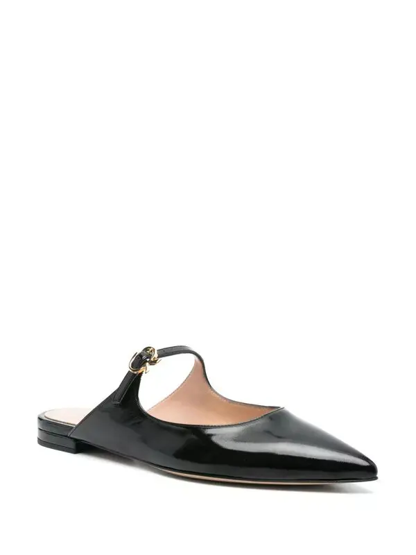 GIANVITO ROSSI Patent-leather Mules