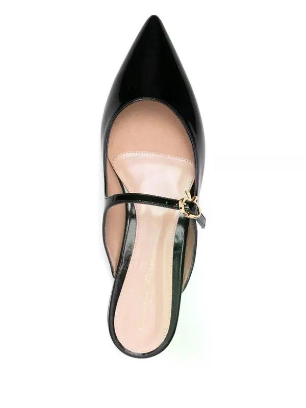 GIANVITO ROSSI Patent-leather Mules