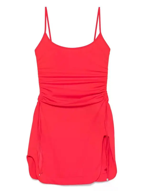 Attico Adjustable-side Straps Mini Dress