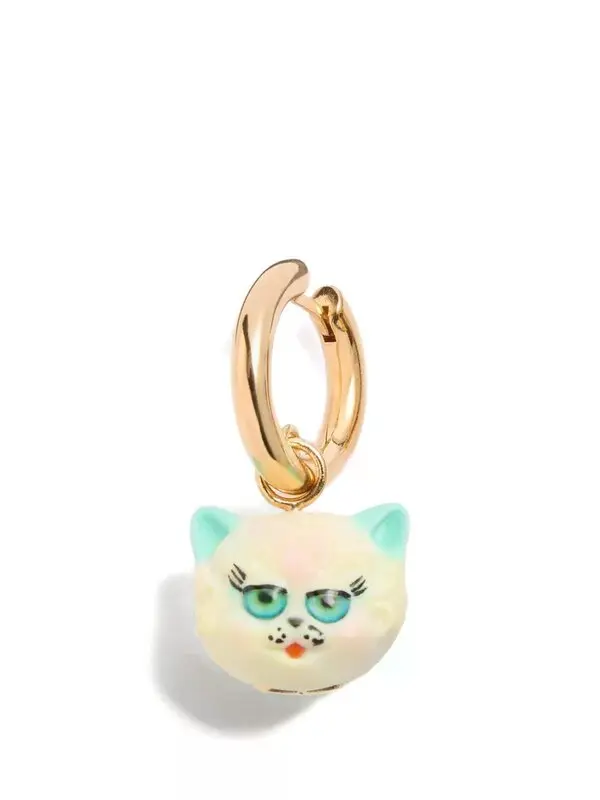 Valentino Garavani Le Chat De La Maison Single Earring - Gold