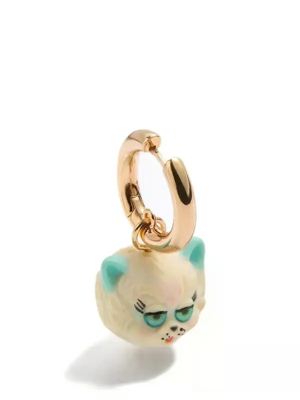 Valentino Garavani Le Chat De La Maison Single Earring - Gold