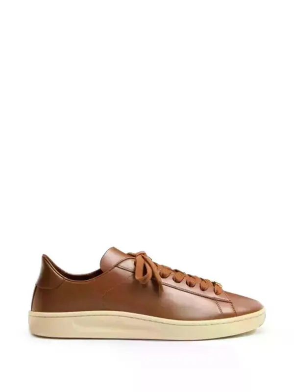 Valentino Garavani Royco Trainers In Nappa Calfskin - Brown