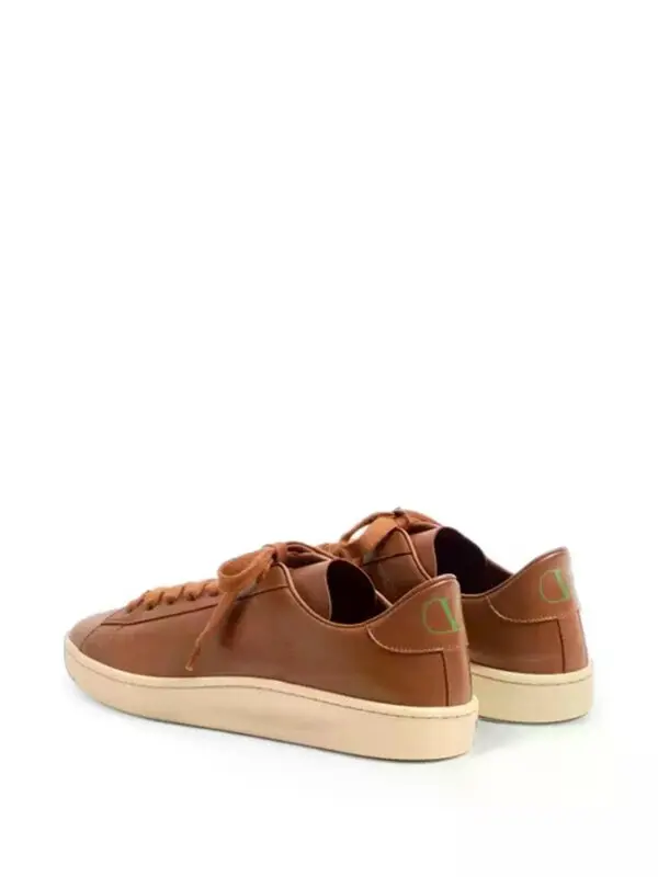 Valentino Garavani Royco Trainers In Nappa Calfskin - Brown