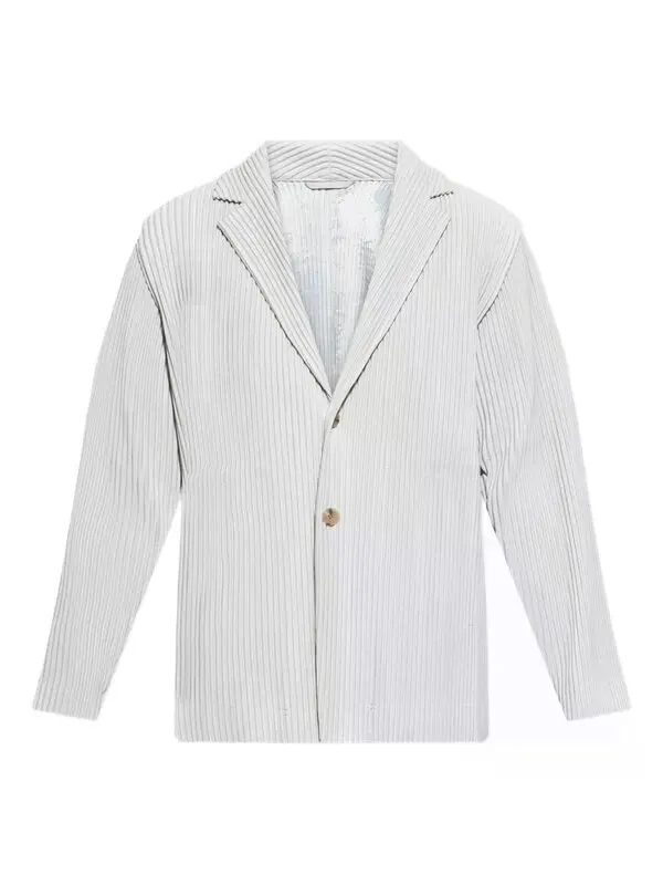 Issey Miyake Pleated Single-breasted Blazer