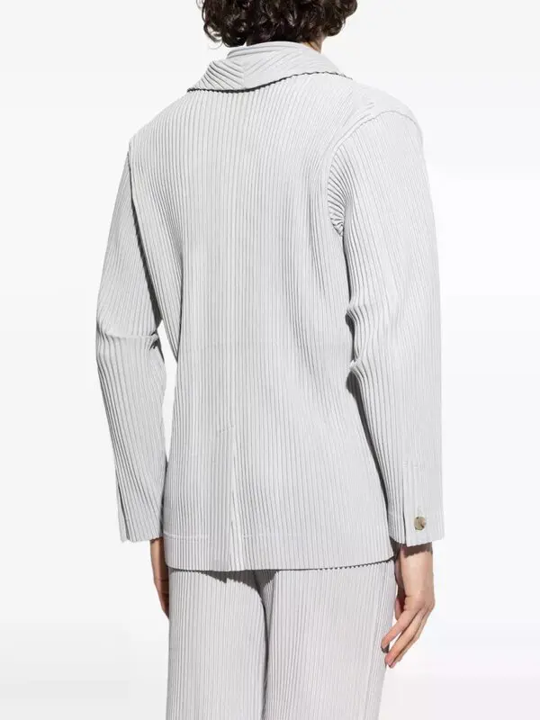 Issey Miyake Pleated Single-breasted Blazer