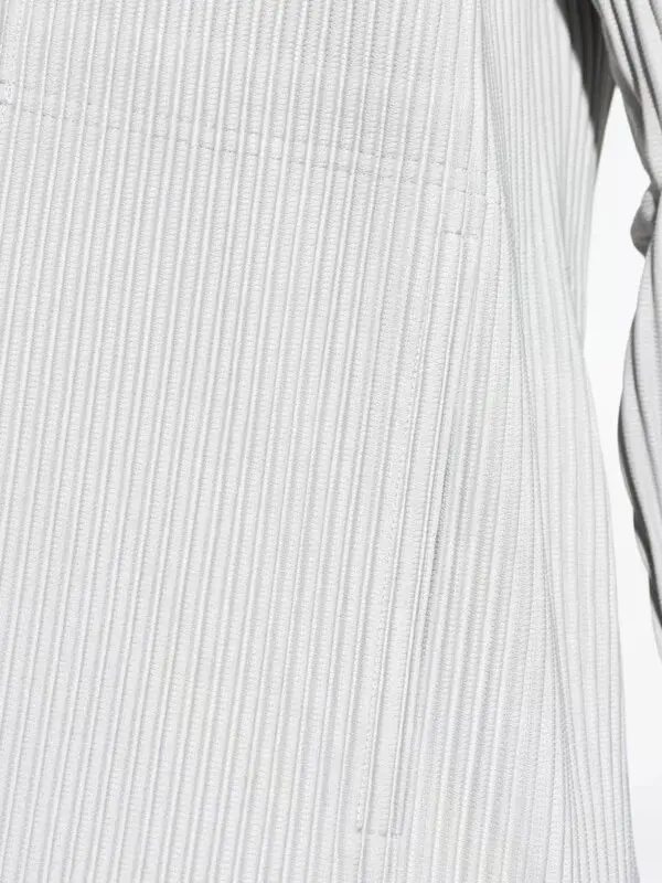 Issey Miyake Pleated Single-breasted Blazer