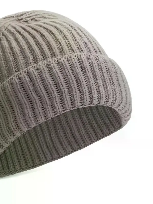 DORIANI CASHMERE Ribbed-knit Beanie