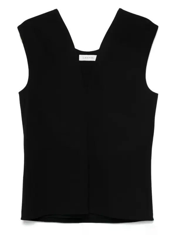 LANVIN Deep V-neck Top