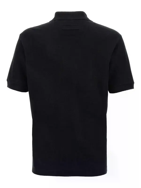 Zegna V-neck Polo Shirt