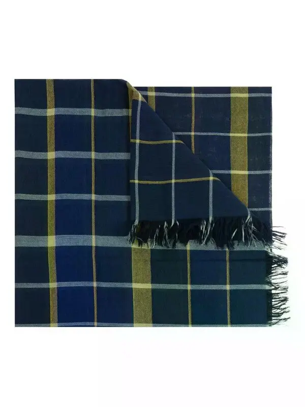 Issey Miyake Cotton Scarf - Blue