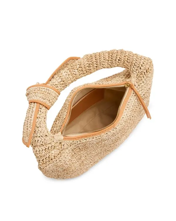 Poolside Josie Raffia Knot Shoulder Bag