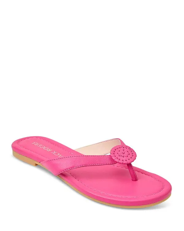 Jack Rogers Roxy Flip-flops - Fuchsia Pink