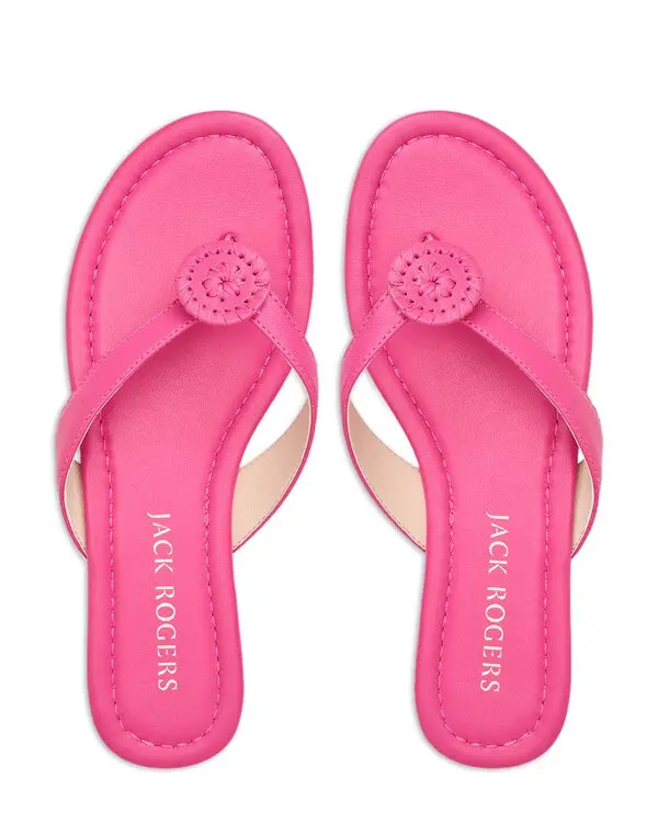 Jack Rogers Roxy Flip-flops - Fuchsia Pink