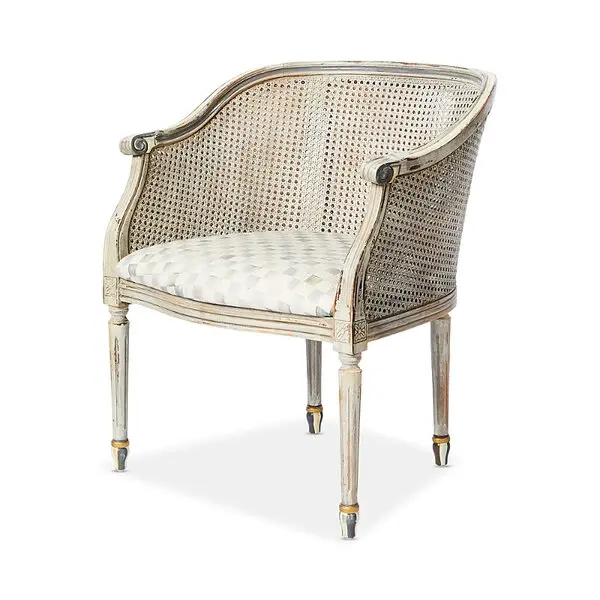 MACKENZIE-CHILDS Sterling Check Perfetto Accent Chair - Multi