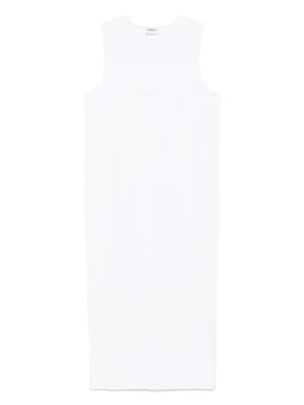 Khaite Hal Midi Dress - White