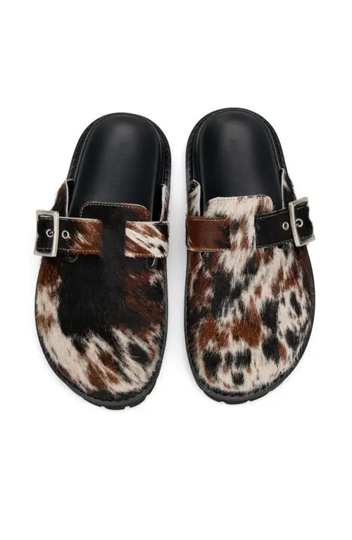 MARC NOLAN Ms. Shiloh Loafer Mules - Dark Horse