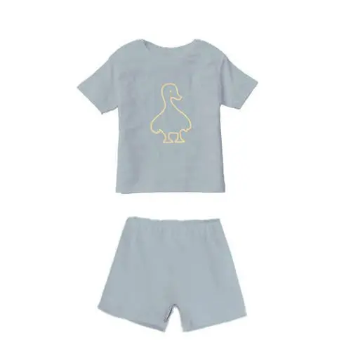 GUNAMUNA Cotton T-shirt & Short Set - Quack