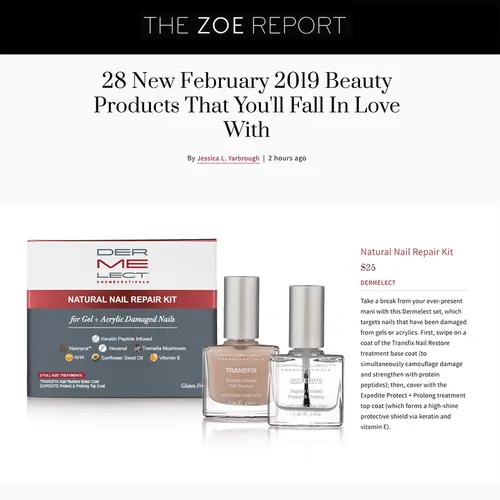 DERMELECT Expedite Protect & Prolong Top Coat - Clear