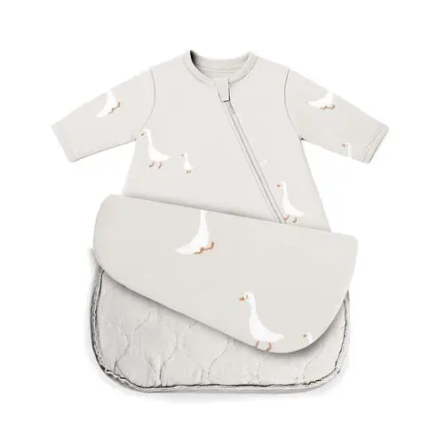 GUNAMUNA Long Sleeve Transitional Swaddle Sleep Bag - Goose