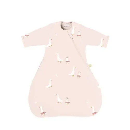 GUNAMUNA Baby Long Sleeve Transitional Swaddle Sleep Sack - Tutu Goose