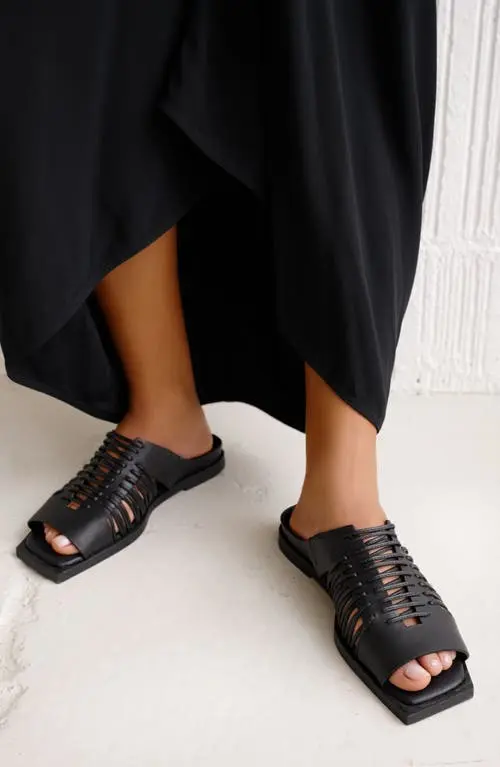 DANIELLA SHEVEL Gia Flat Slide Sandal