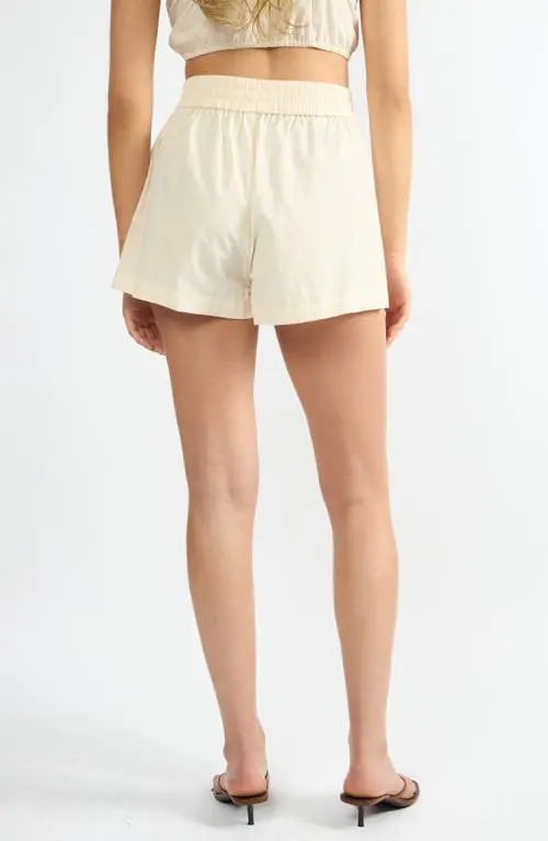 VIENS AVEC MOI The Everyday Shorts - Cream