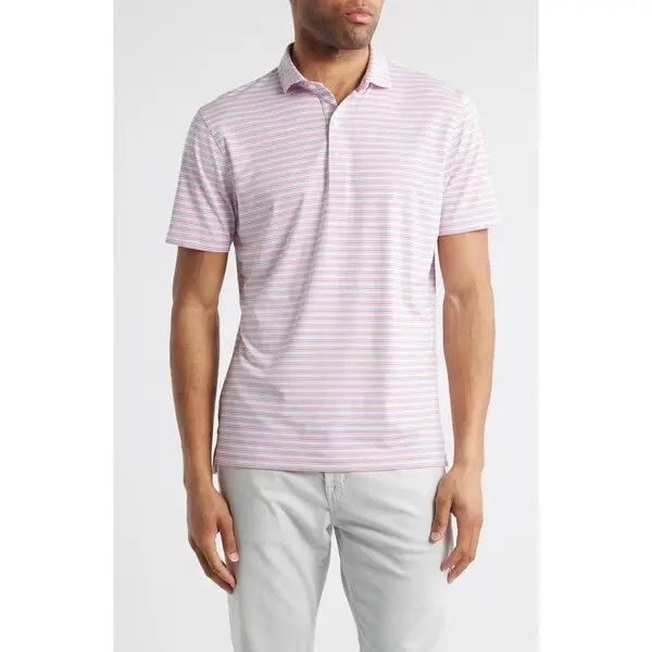 Johnnie-o Kamdon Stripe Prep-formance Golf Polo
