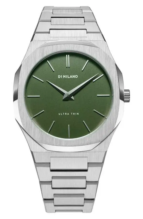 D1 MILANO Ultra Thin Bracelet Watch - Green