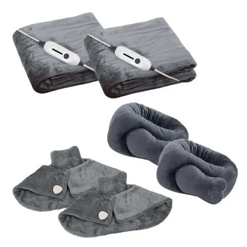 PURSONIC Father's And Mother's Day Ultimate Comfort Bundle Heated Blankets & Relaxing Massagers