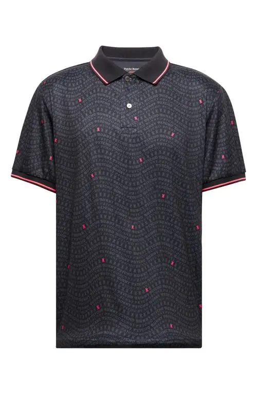 Psycho Bunny Winston Print Sport Polo