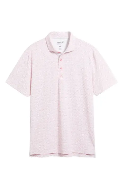 Johnnie-o Flock Yeah Flamingo Print Prep-formance Golf Polo