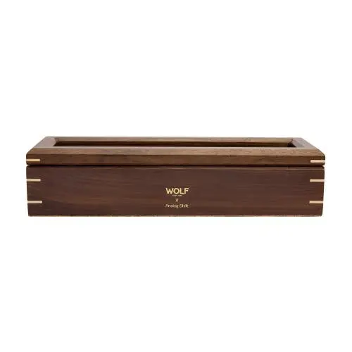 Wolf Flatiron Ii 5-piece Watch Box - Walnut