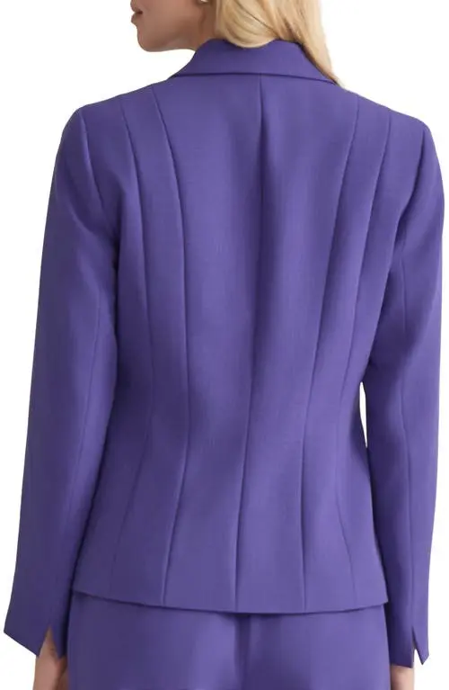 KASPER Panel Seamed Jacket - Regal Purple