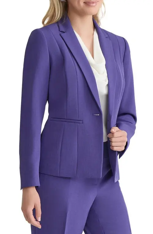 KASPER Panel Seamed Jacket - Regal Purple
