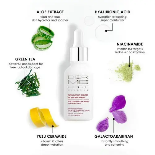 DERMELECT Rapid Repair Barrier Balancing Serum - Clear
