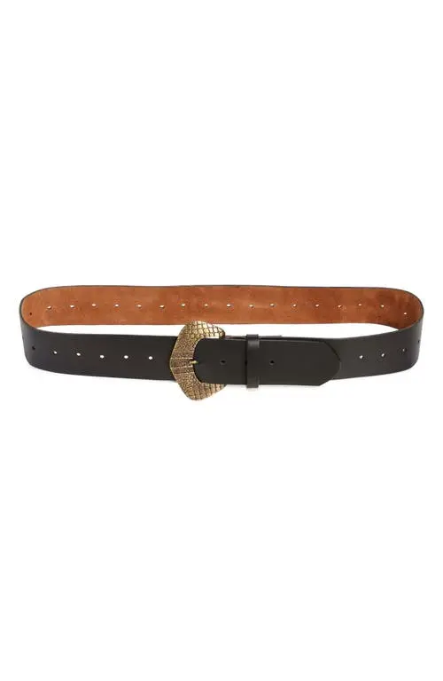 ADA Hali Leather Belt - Black