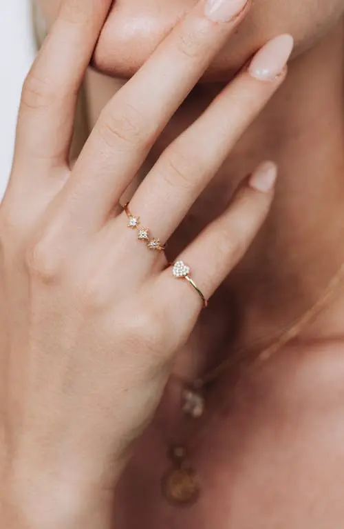Anzie North Star Trio Ring
