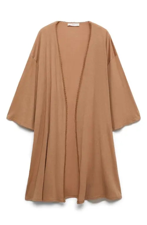 Mango Cotton Blend Robe