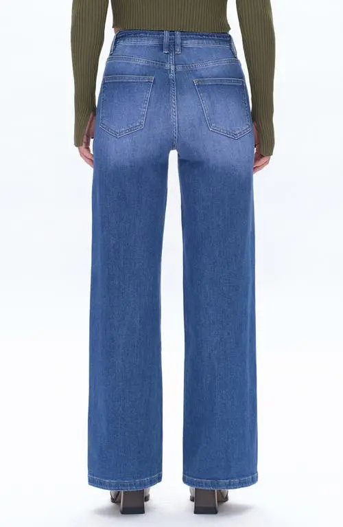 BAYEAS High-waist Wide-leg Jeans - Starlight