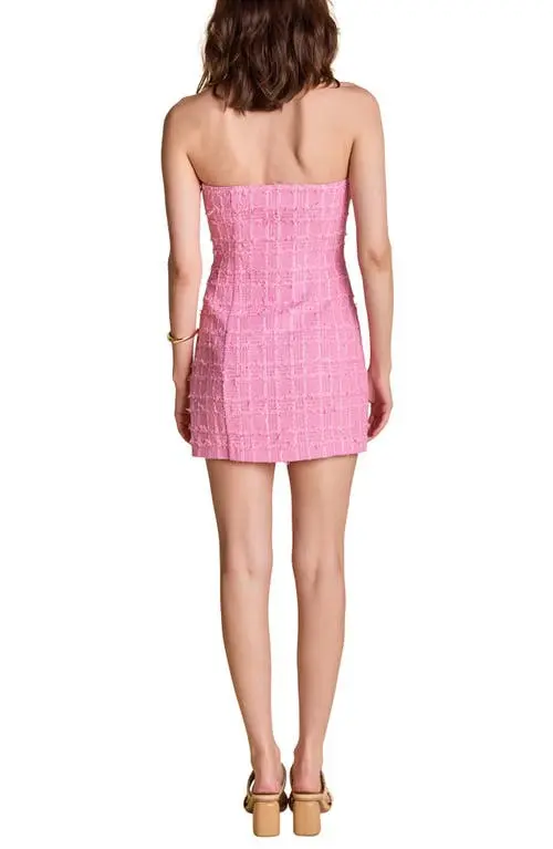 Endless Rose Strapless Tweed Mini Dress