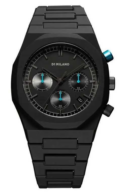 D1 MILANO Polychrono Bracelet Watch - Black